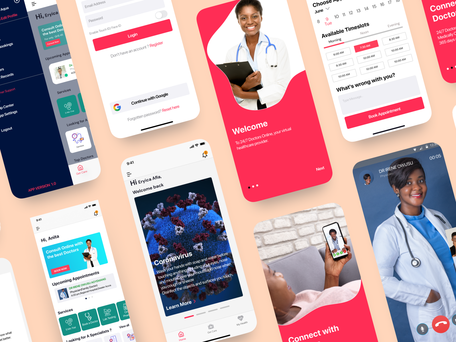 A Doctors App by Kojo Patrick on Dribbble