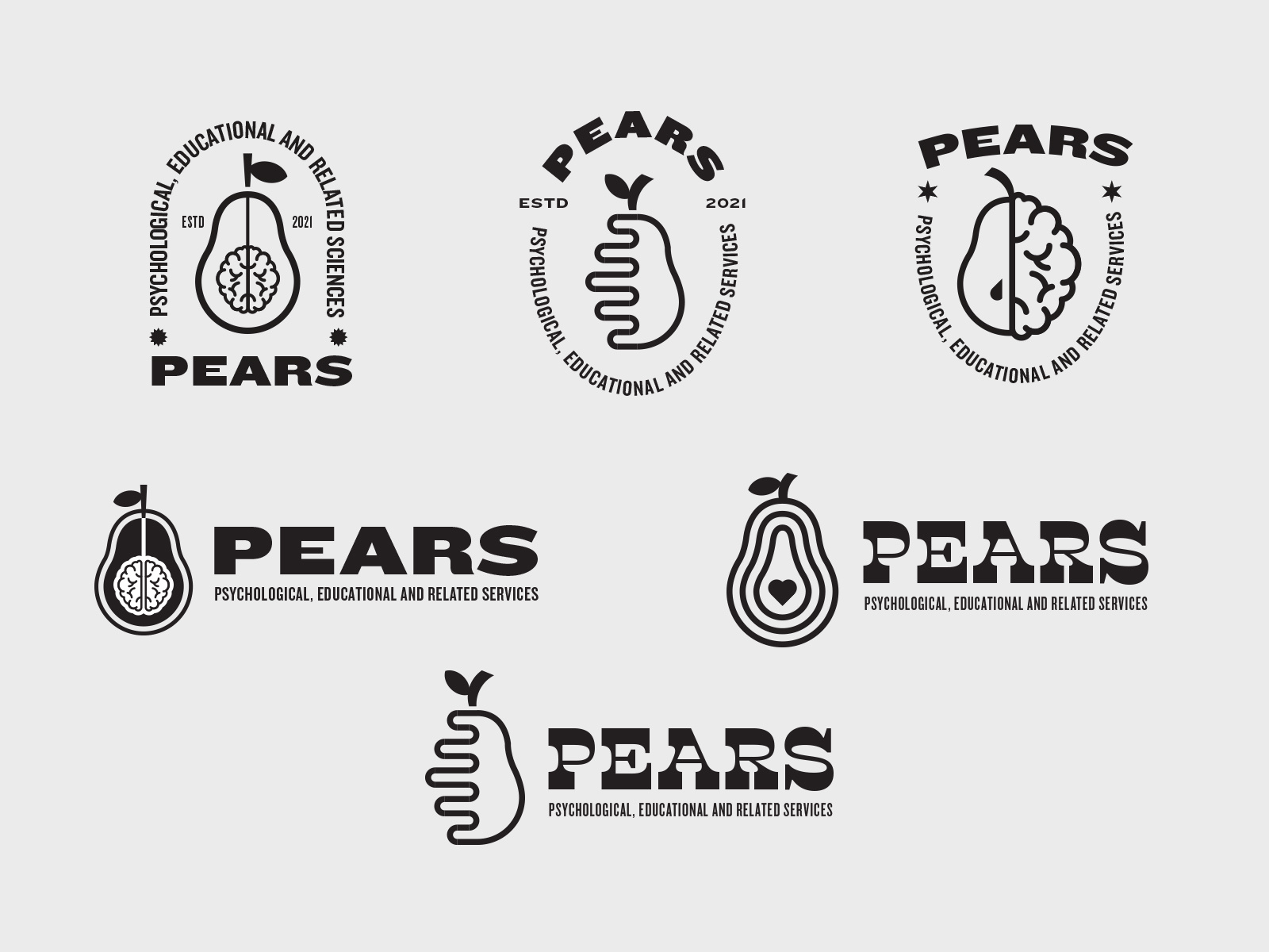 PEARS Logos by Armando Godinez Jr. on Dribbble
