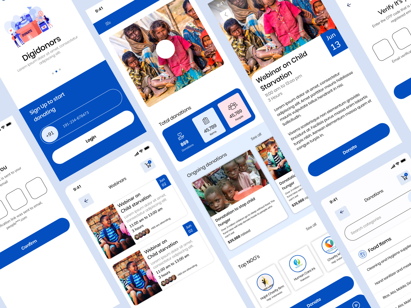 Donation App by Peters Victor on Dribbble