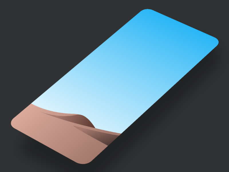 Minimalist landscape by crowned edits on Dribbble