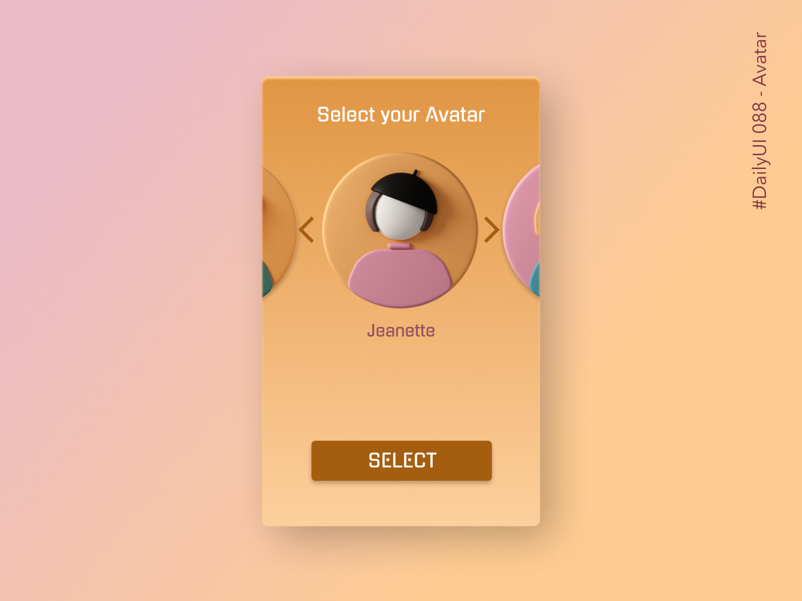 #DailyUI 088 - Avatar by Nóra L on Dribbble