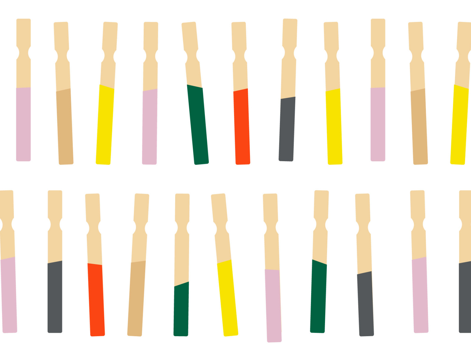 Paint Stick Pattern by Tori English on Dribbble