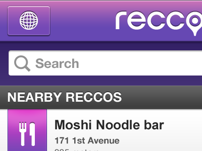Recco App concept by Tobiasz Usewicz on Dribbble