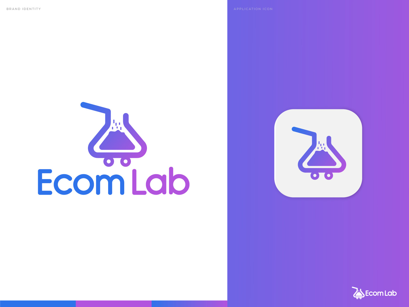 Ecom Lab E-Commerce Logo by Firoj Kabir | Logo Branding Designer on ...