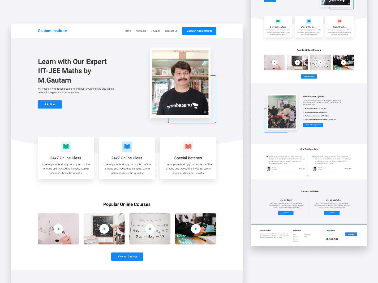 Coaching Landing Page by Vandana on Dribbble