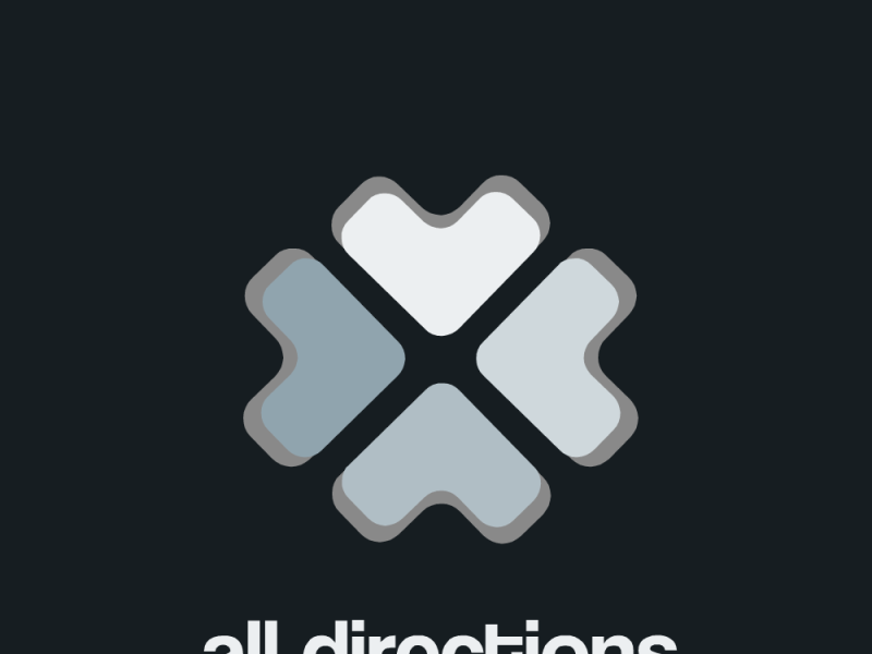 All directions logo by fighter designer on Dribbble