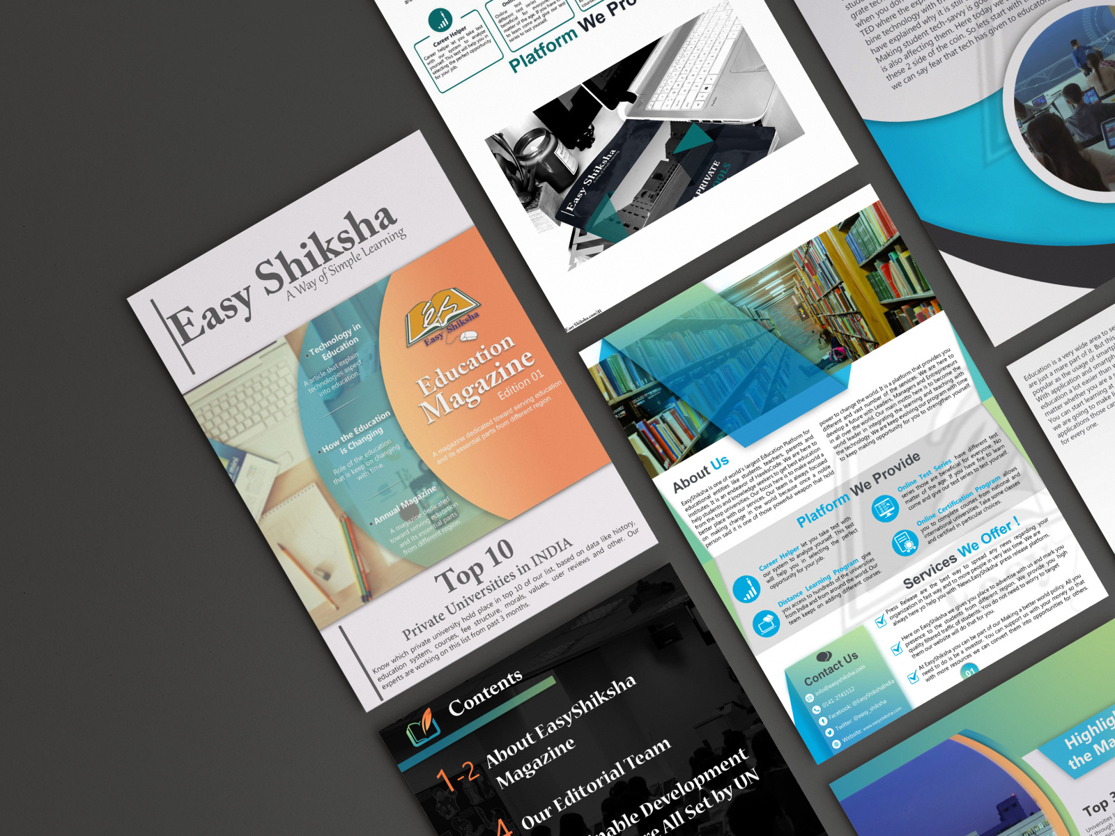 Magazine Design by Chitra S. on Dribbble