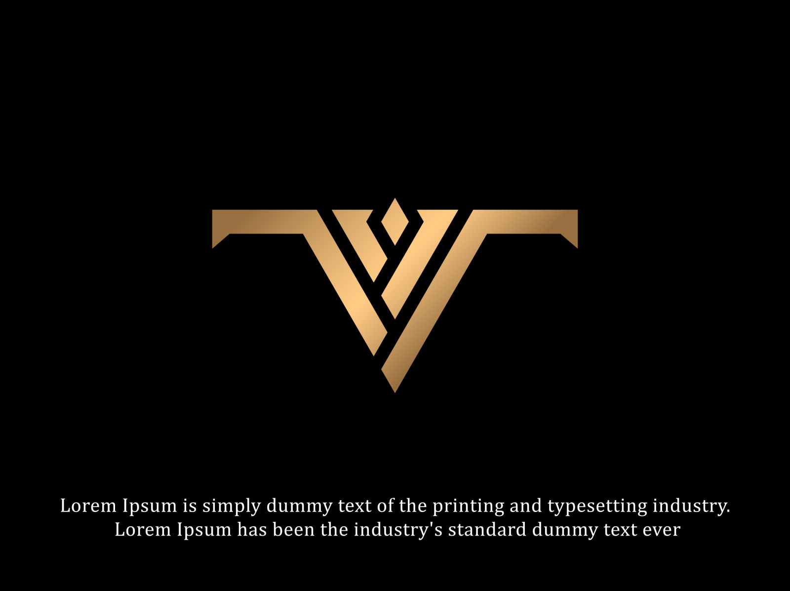 V letter minimal symbol logo design by Midul Hossain Gihad on Dribbble