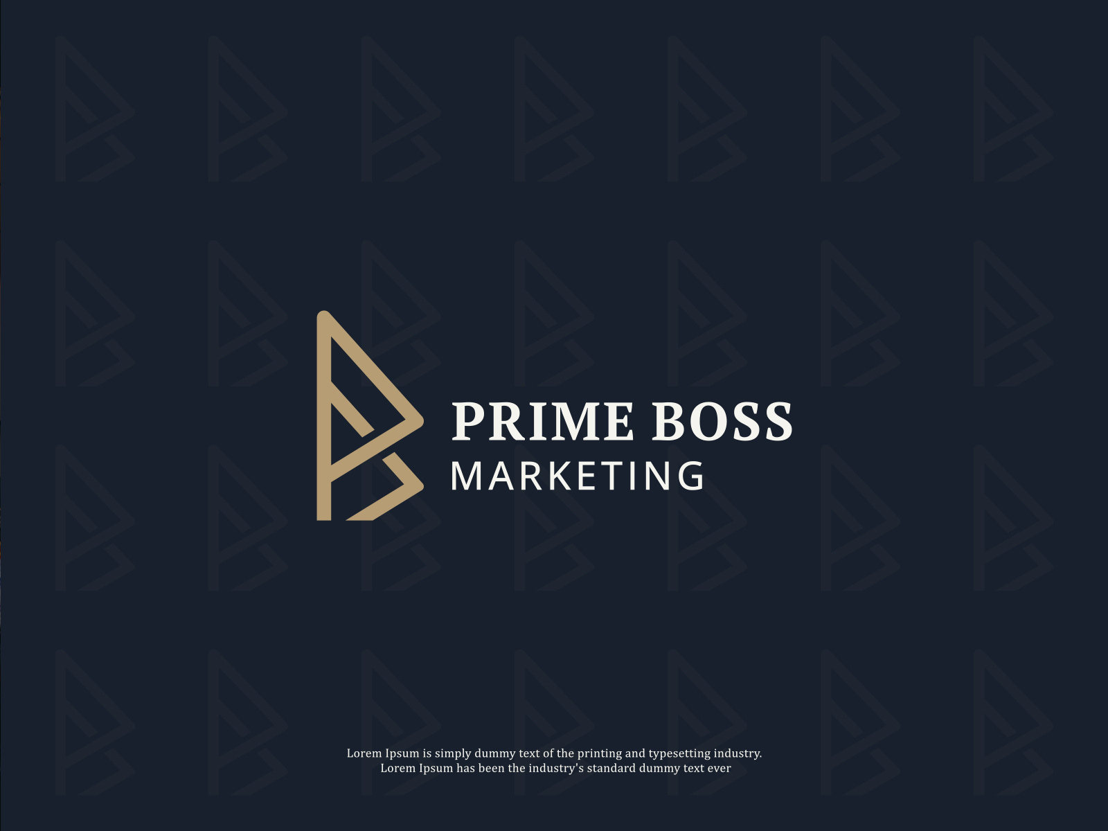 Prime Boss Marketing logo design by Midul Hossain Gihad on Dribbble