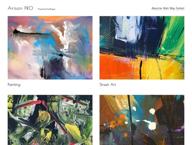 Arison Lite - Free WordPress Theme by Pasquale on Dribbble