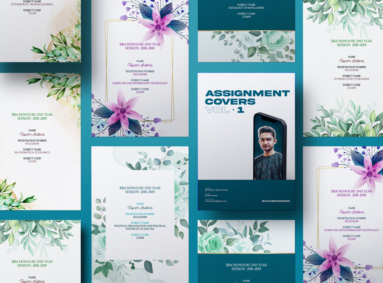 Assignment Cover Design RAHUBRANDING by rahubranding on Dribbble