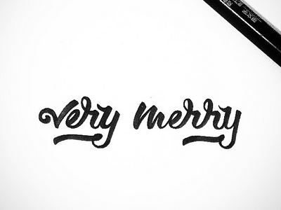 very merry by Carlos Lujan on Dribbble