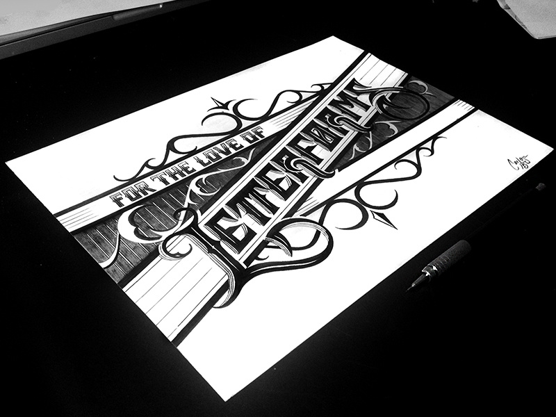 Letterforms by Carlos Lujan on Dribbble