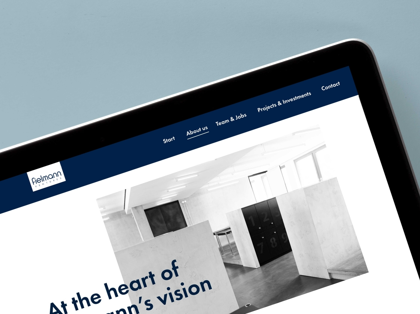 Studio Una: Studio Una: Webdesign Fielmann Ventures by Studio Una on Dribbble