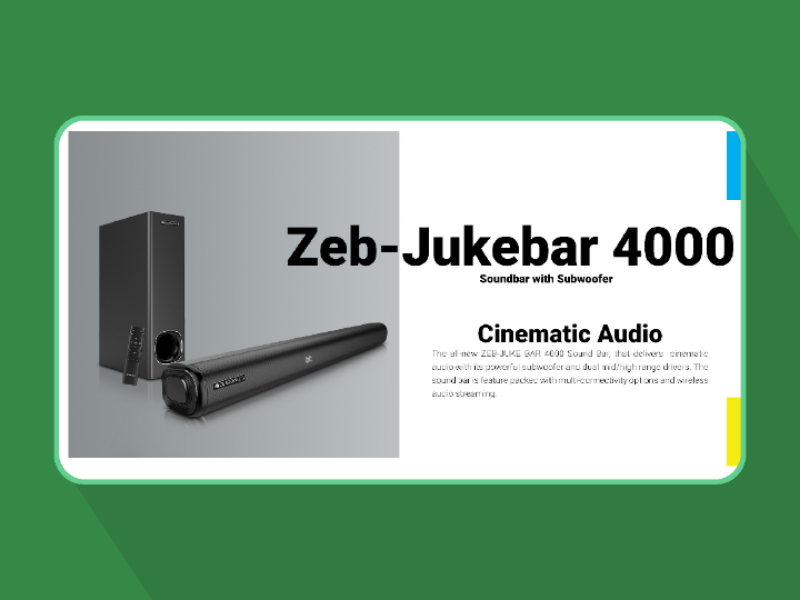 Soundbar website banner design by stark manoj on Dribbble