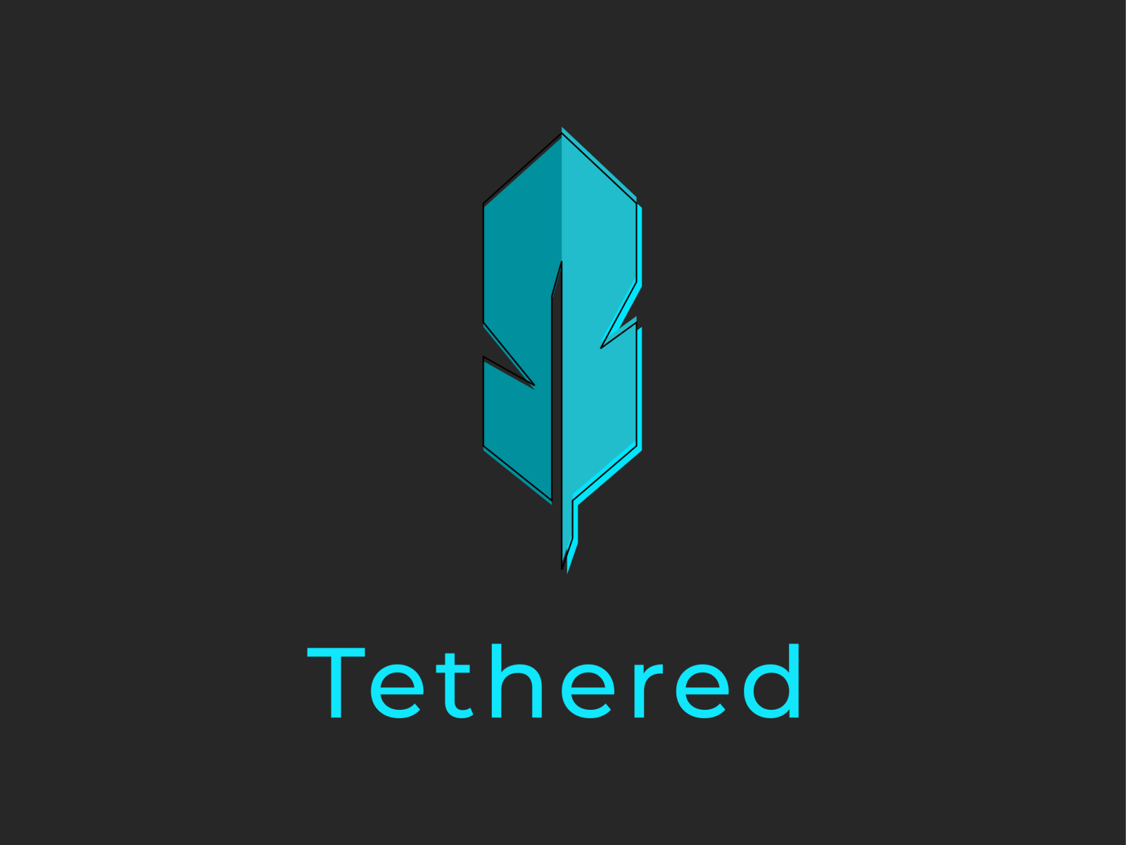 Tethered Logo Design by Saad Khan on Dribbble