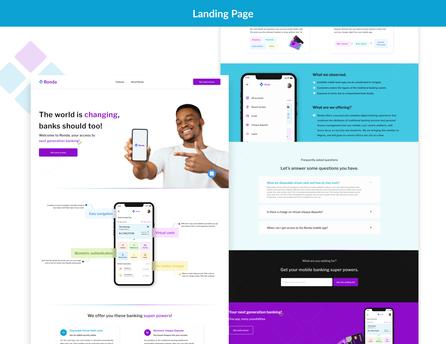 Dribbble - Landing page.png by Atuonwu Kelvin