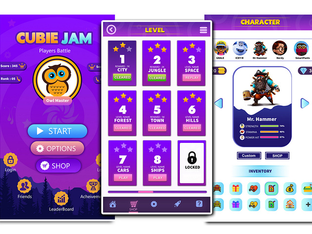 Game Menu designs, themes, templates and downloadable graphic elements ...