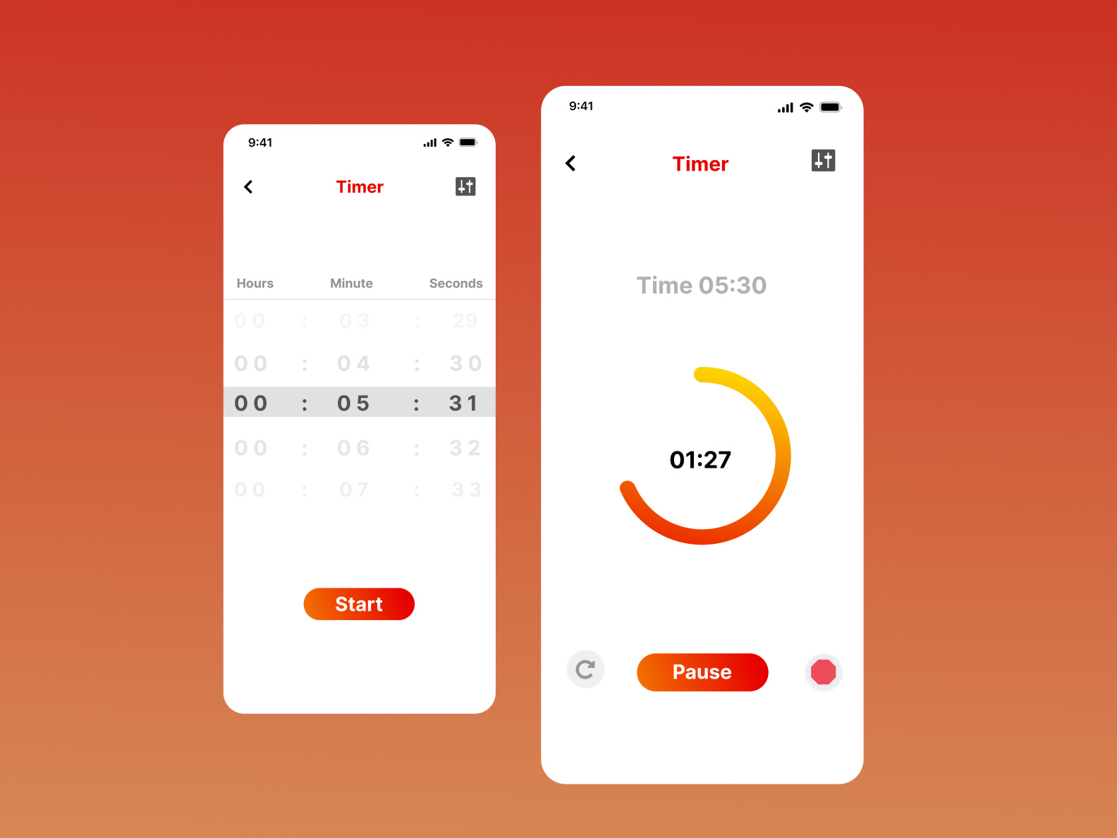 Countdown Timer ui design day 014 by Derek Ekido on Dribbble