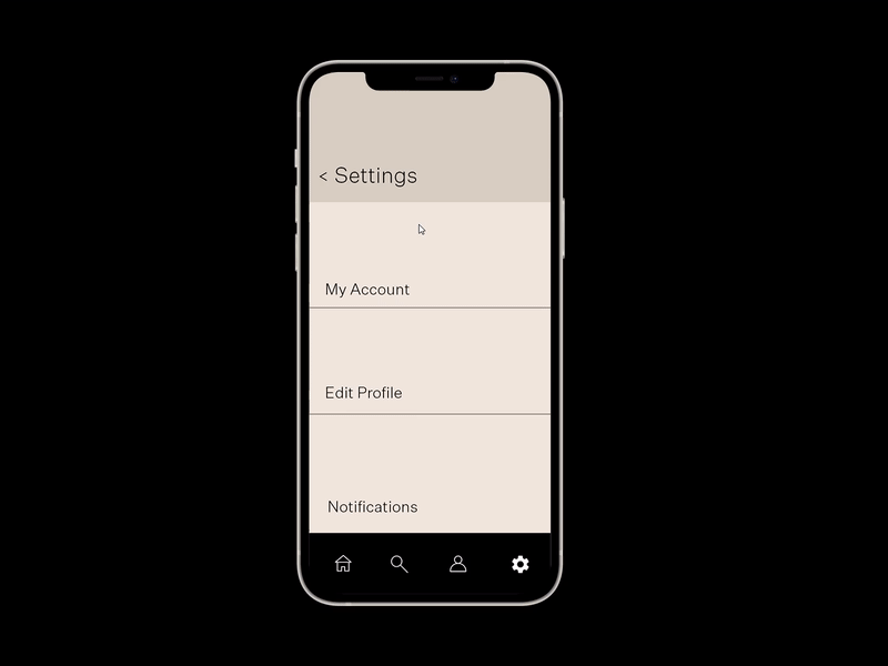 Mobile Settings UI designs, themes, templates and downloadable graphic ...