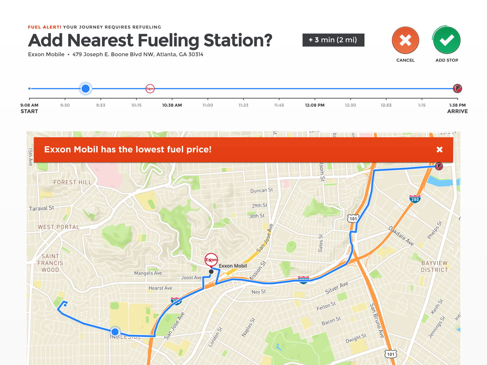 Autonomous Driving UI by Fletcher Groeneman on Dribbble