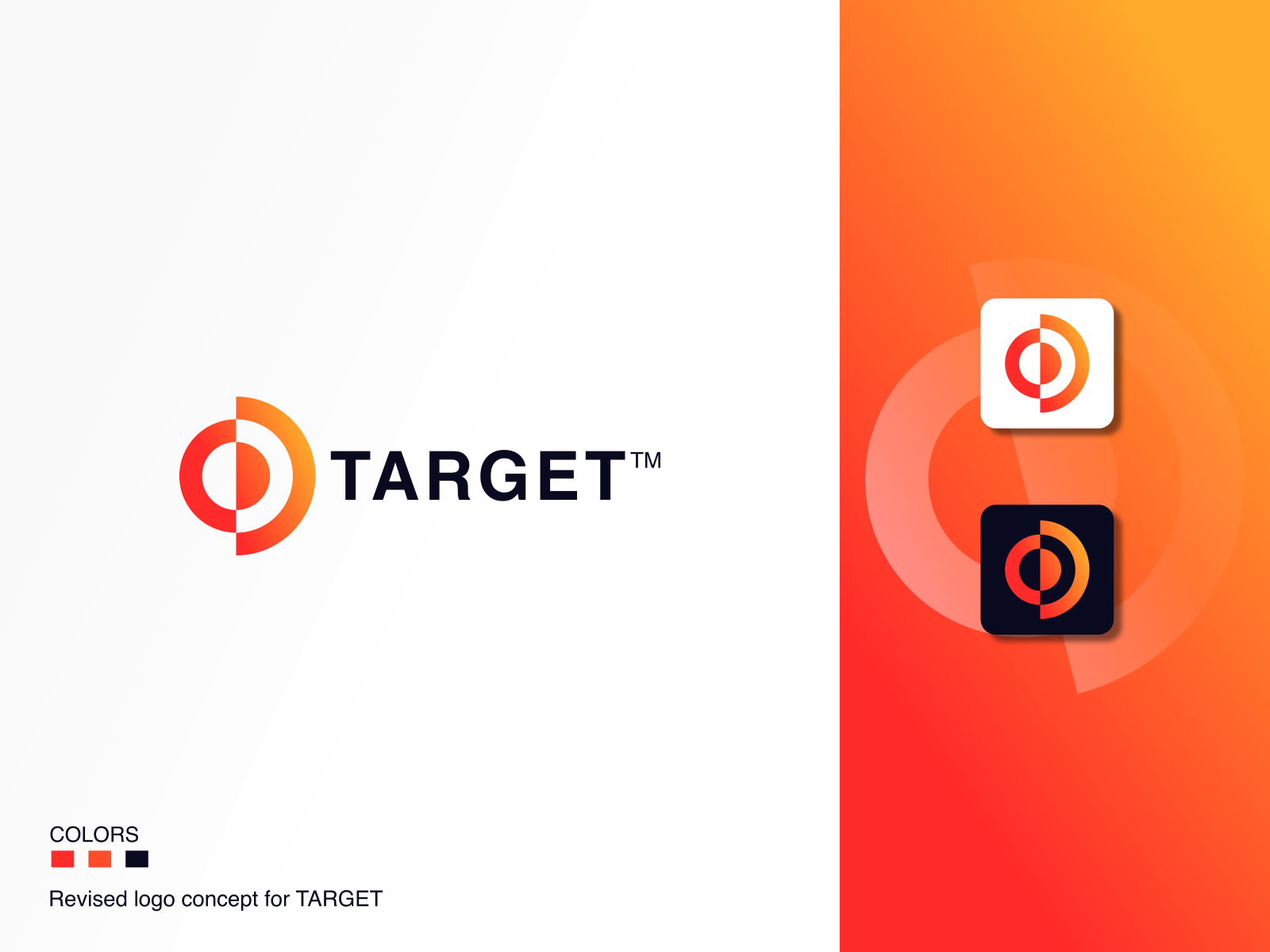 Logo Redesign Concept - Target by Designs By Yk on Dribbble