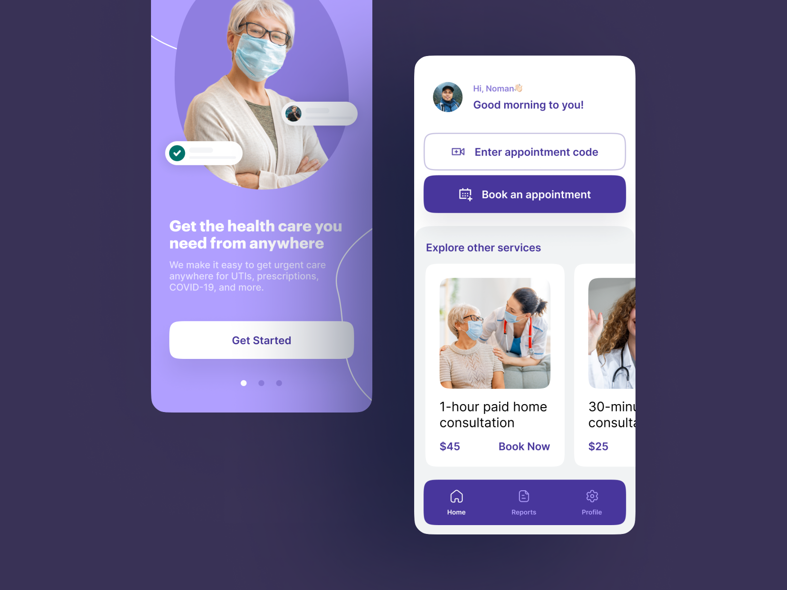 Healthcare App UI Design by Italica Studio on Dribbble