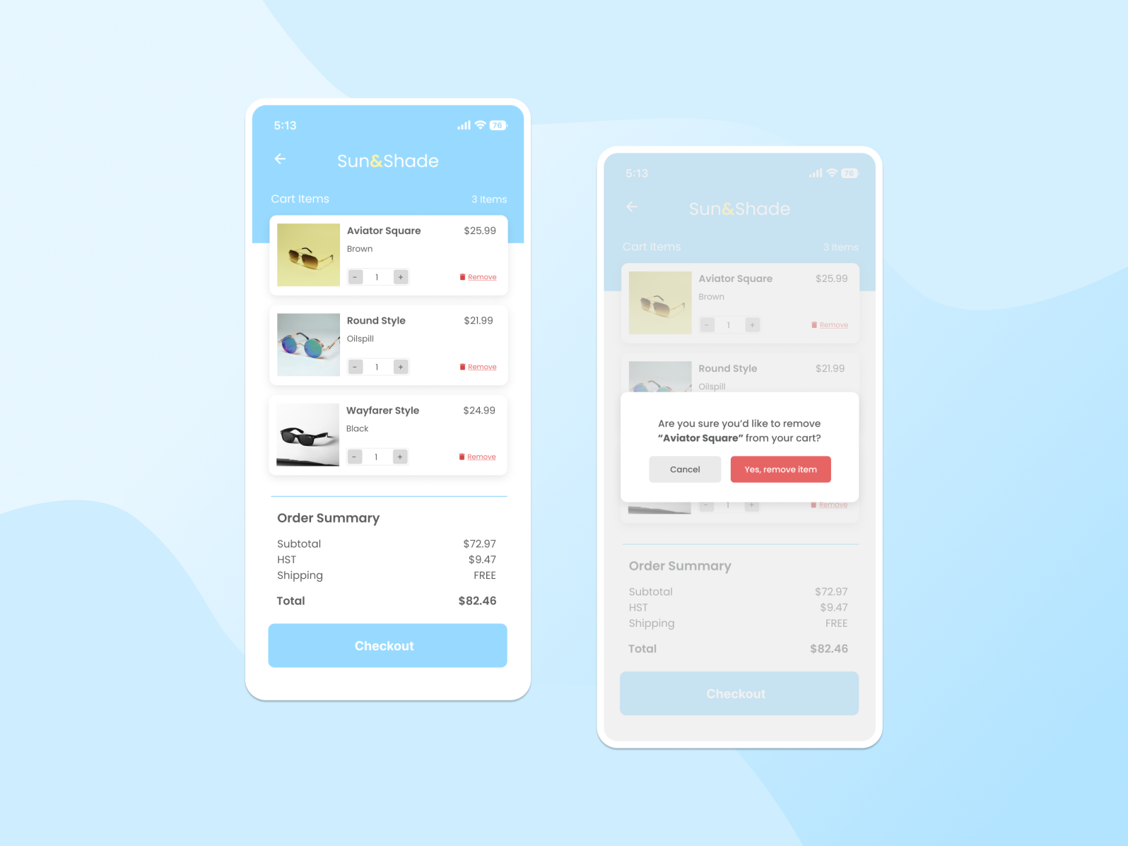 E-Commerce Order Summary Page by Sarah Cuison on Dribbble