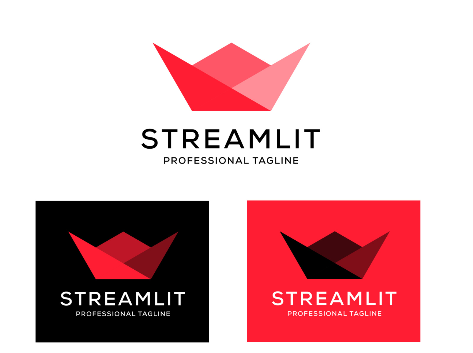 Stream-lit logo design by Creative_ART on Dribbble