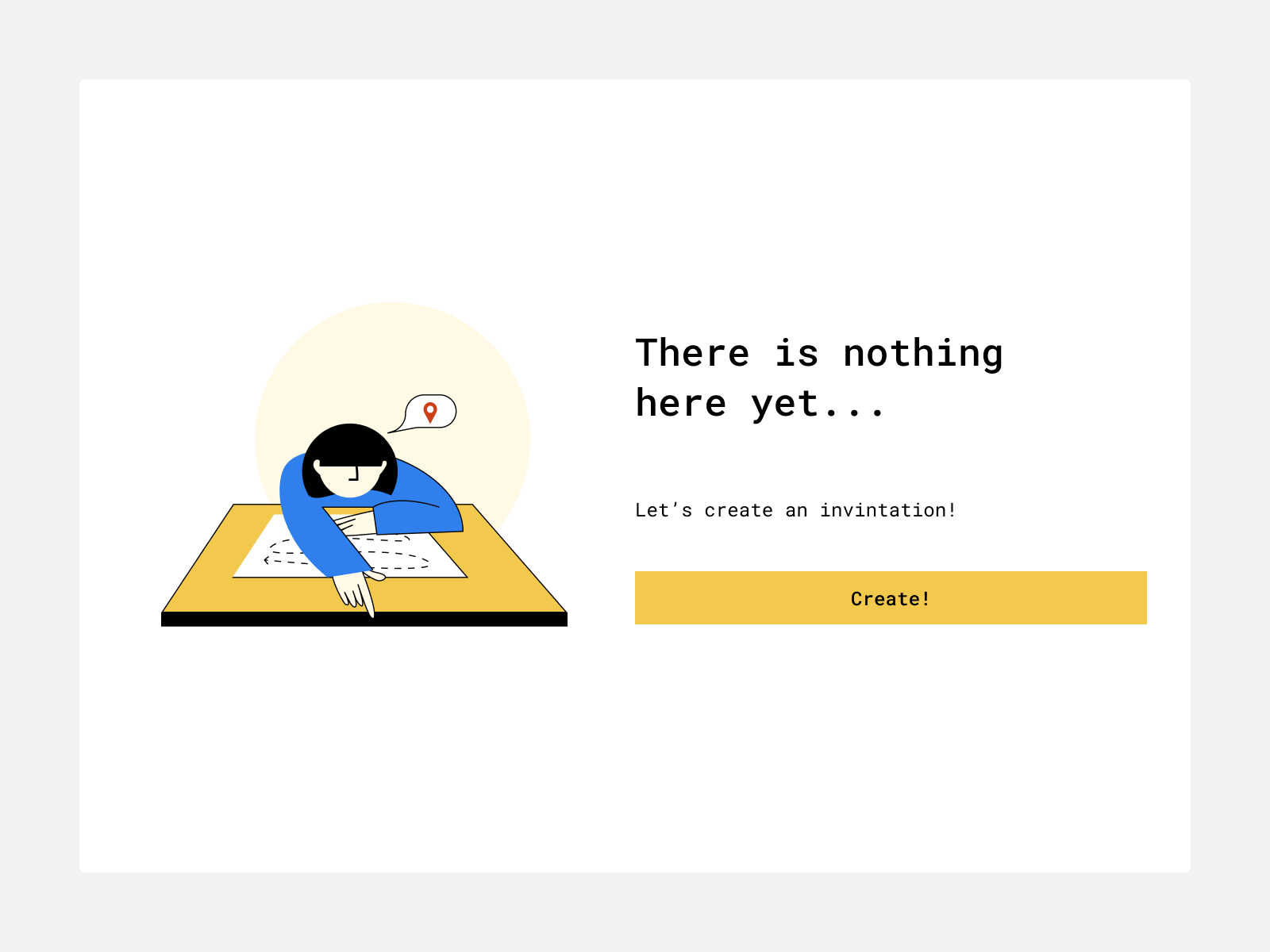 Null screen by Poleznyy on Dribbble