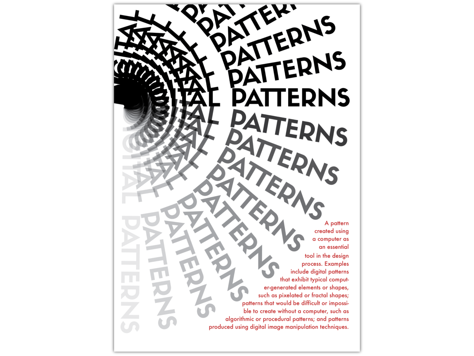 Expressive Typography of Patterns on clothing - Digital Patterns by ...