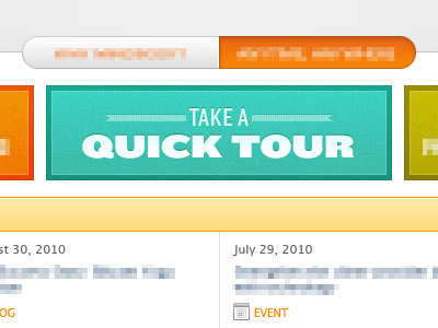 Hey, take a quick tour! by Gabe Abadilla on Dribbble