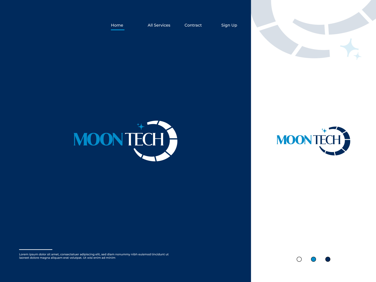 Moon Tech logo idea by Yeasser Arafat on Dribbble