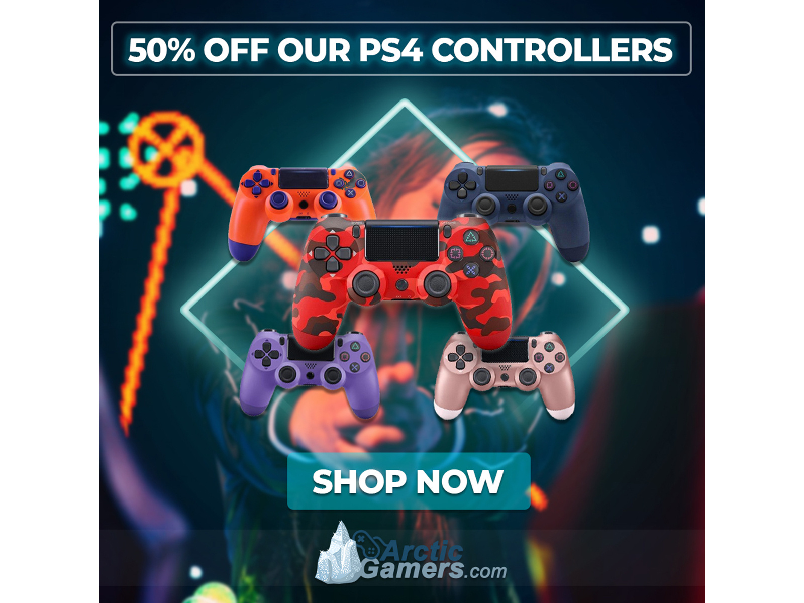 Controller banner ad design by mAze on Dribbble