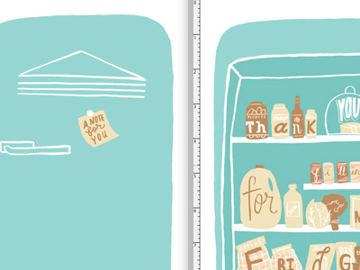 Retro fridge by This Paper Ship on Dribbble