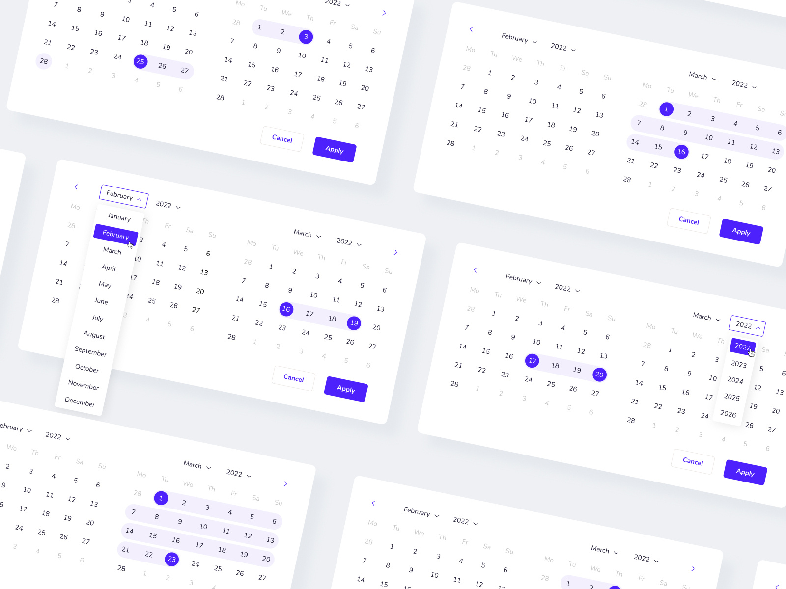 Date Picker By Kate Diahleva On Dribbble date-picker-by-kate-diahleva-on-dribbble