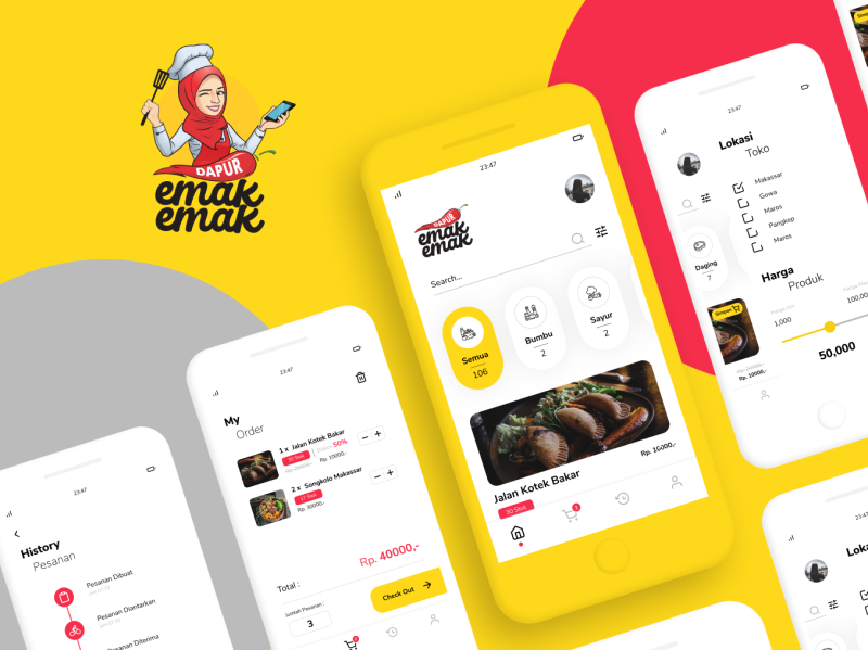 Dapur Emak-Emak by Apriandi on Dribbble