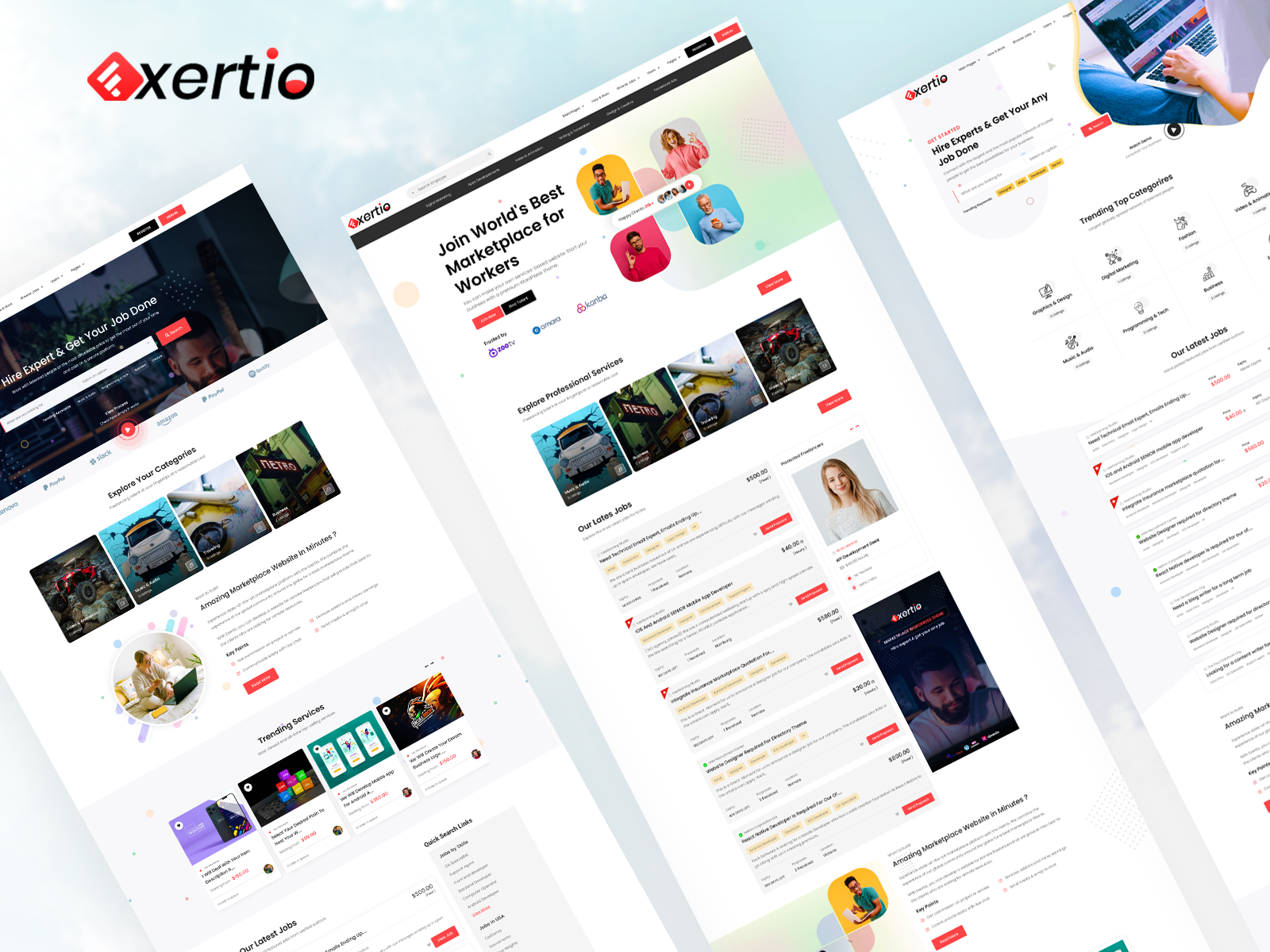 Freelance Marketplace Website by Glixen Technologies on Dribbble