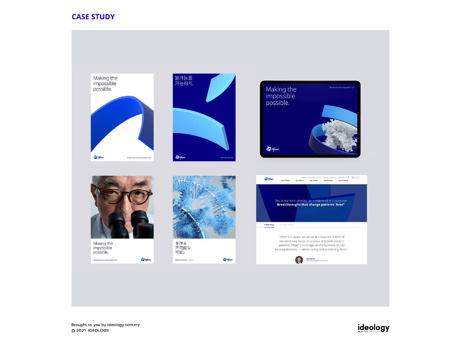 Case Study - Pfizer Rebranding by Ideology Design Studio on Dribbble