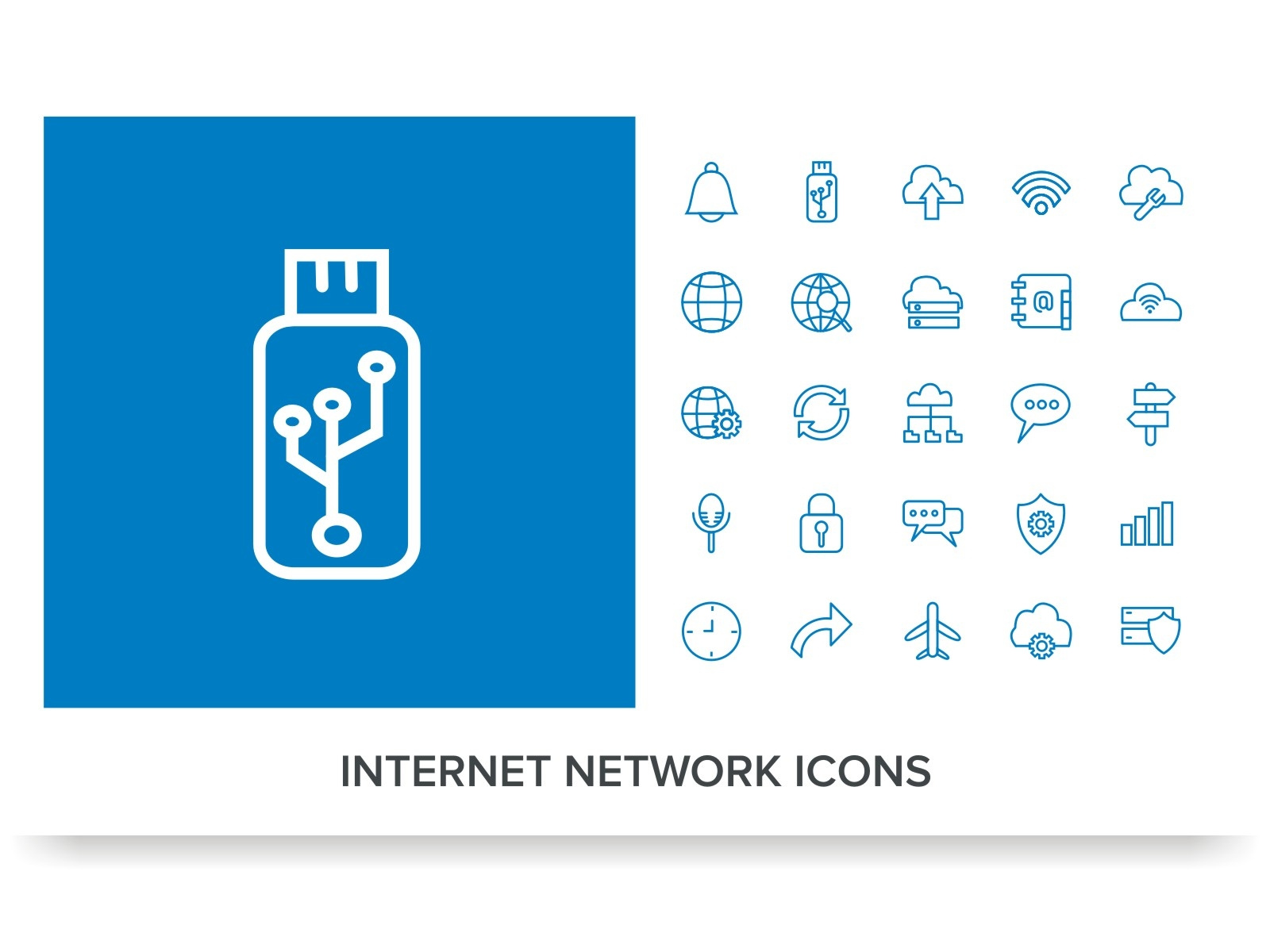 INTERNET NETWORK ICONS by Benediktus on Dribbble