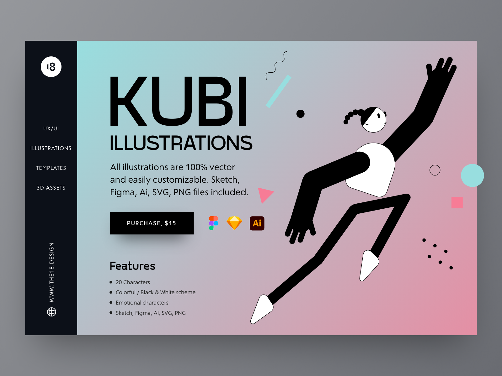 Kubi Illustrations by THE18.DESIGN on Dribbble