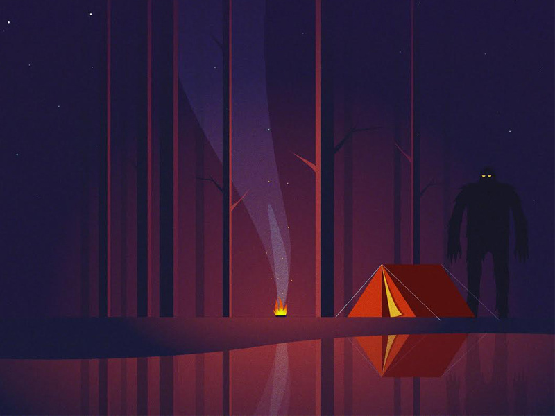Camp Creep by Jordan Kabalka on Dribbble