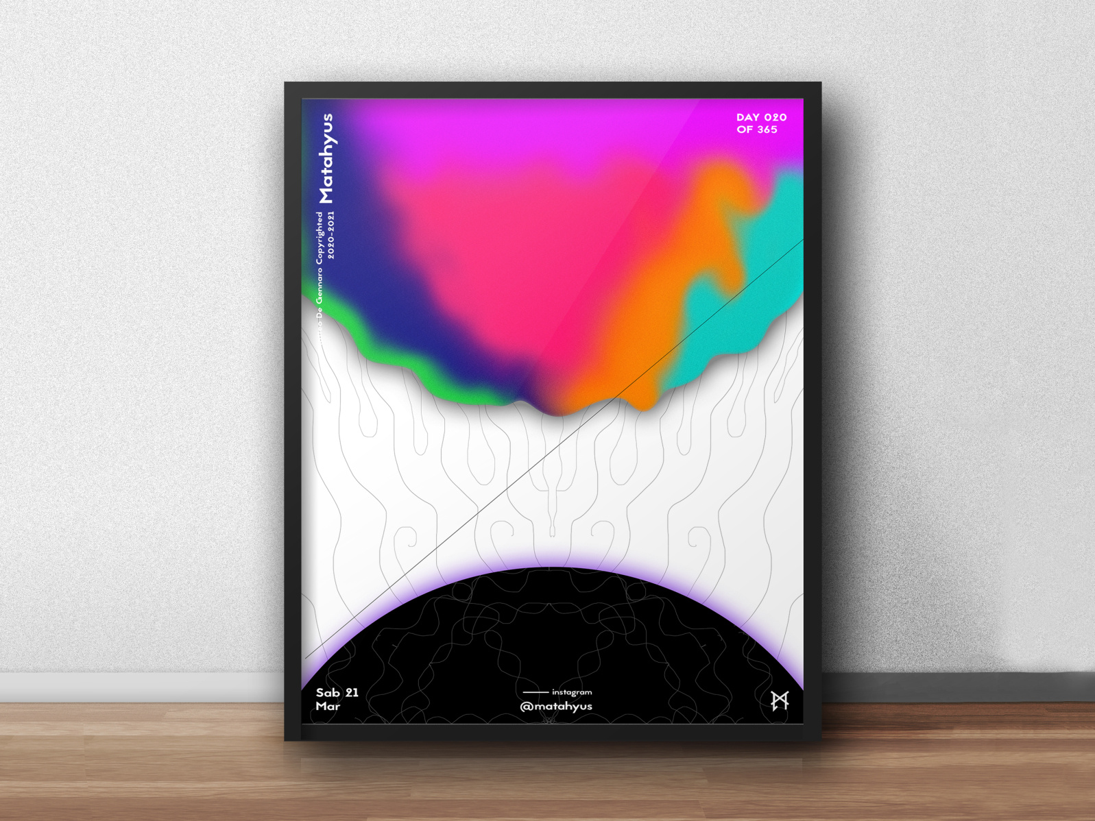 Design a Poster everyday - Day 20 by Matteo on Dribbble