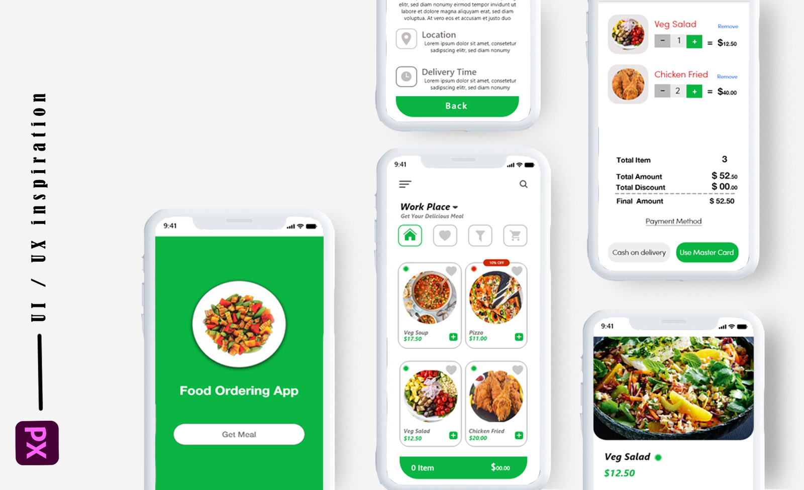 Food app UI Design by Muhammad Qasim on Dribbble