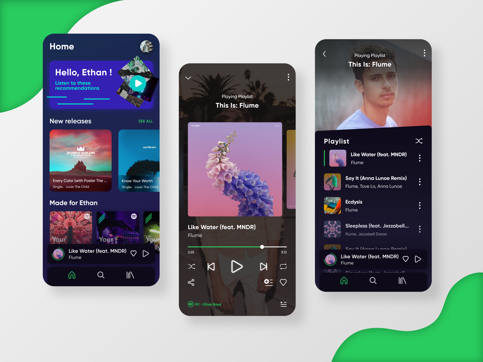 Spotify Redesign by Franco Peron by Franco Perón on Dribbble