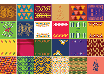 Drops - Beach Bar // Patterns by Marianna Pefani on Dribbble
