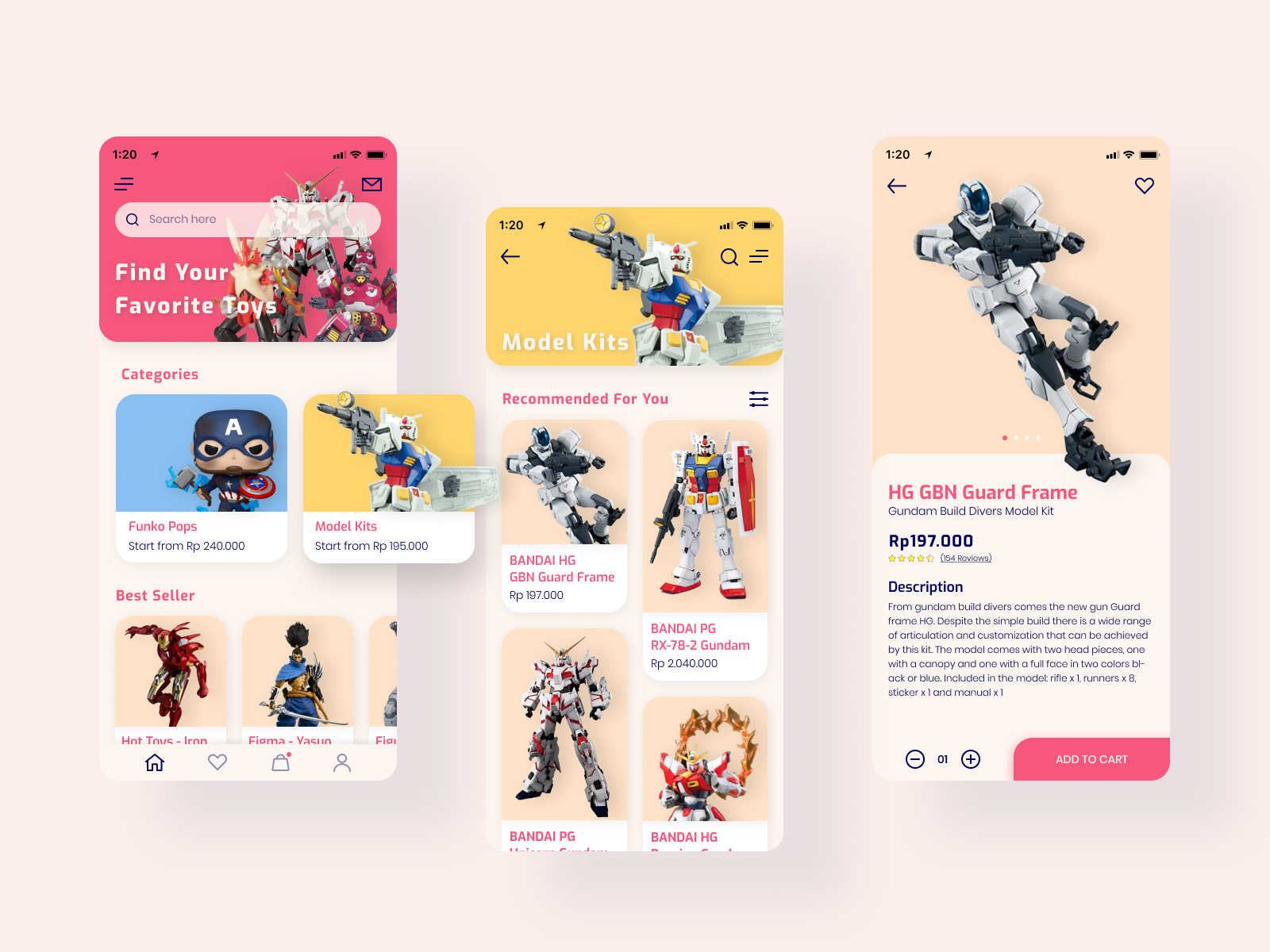 Toy Store - Mobile UI by Theodorus Dani on Dribbble