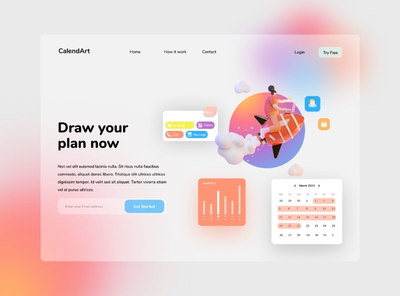 Glass theme by Dasiran on Dribbble