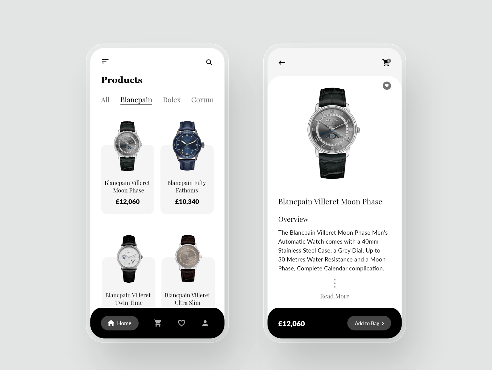 Watch Shop App by Alish KC on Dribbble