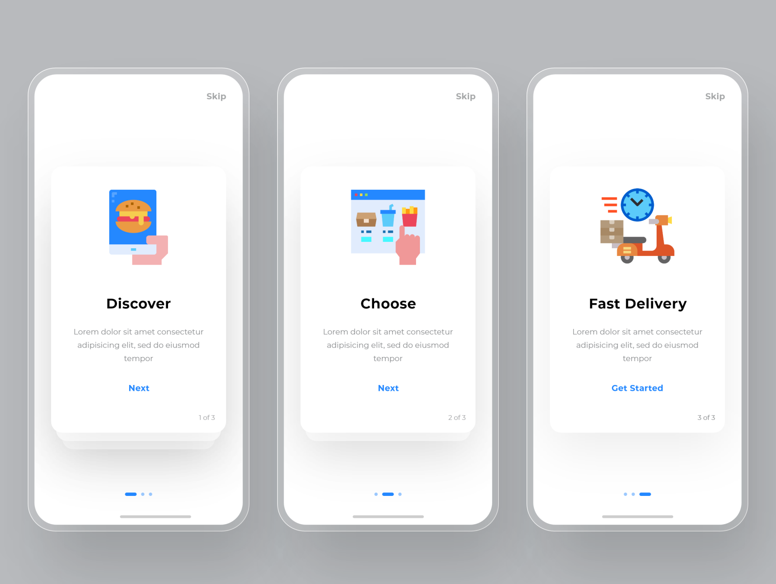 Food Delivery App On boarding Screen by Alish KC on Dribbble